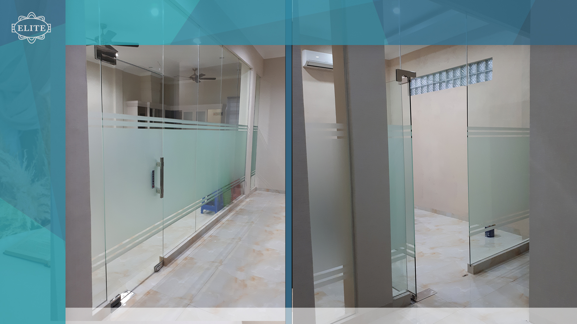 Ragam Inspirasi Interior Sekat Kaca Modern dan Minimalis - Elite Art Glass