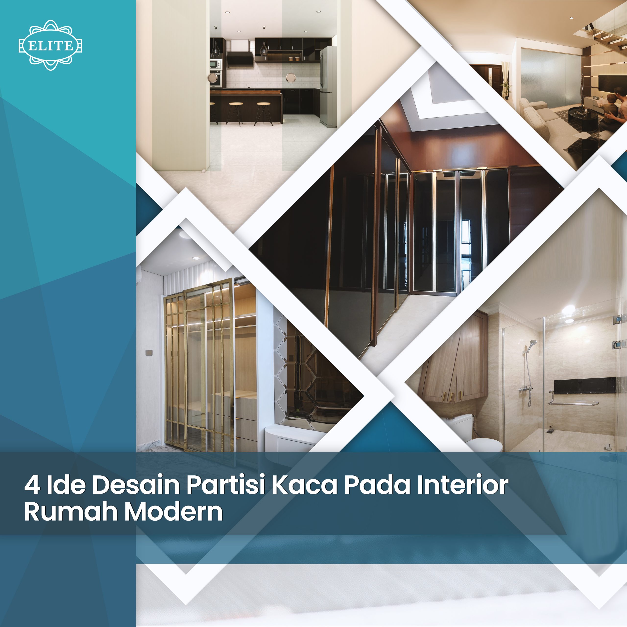 4 Ide Desain Partisi Kaca Pada Interior Rumah Modern - Elite Art Glass